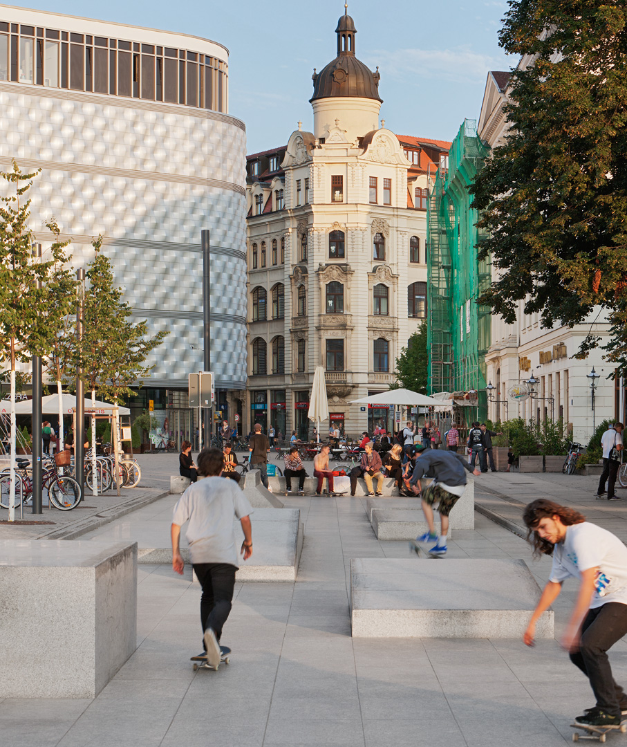 Richard-Wagner-Platz Leipzig | Lohaus Carl Köhlmos Landschaftsarchitektur